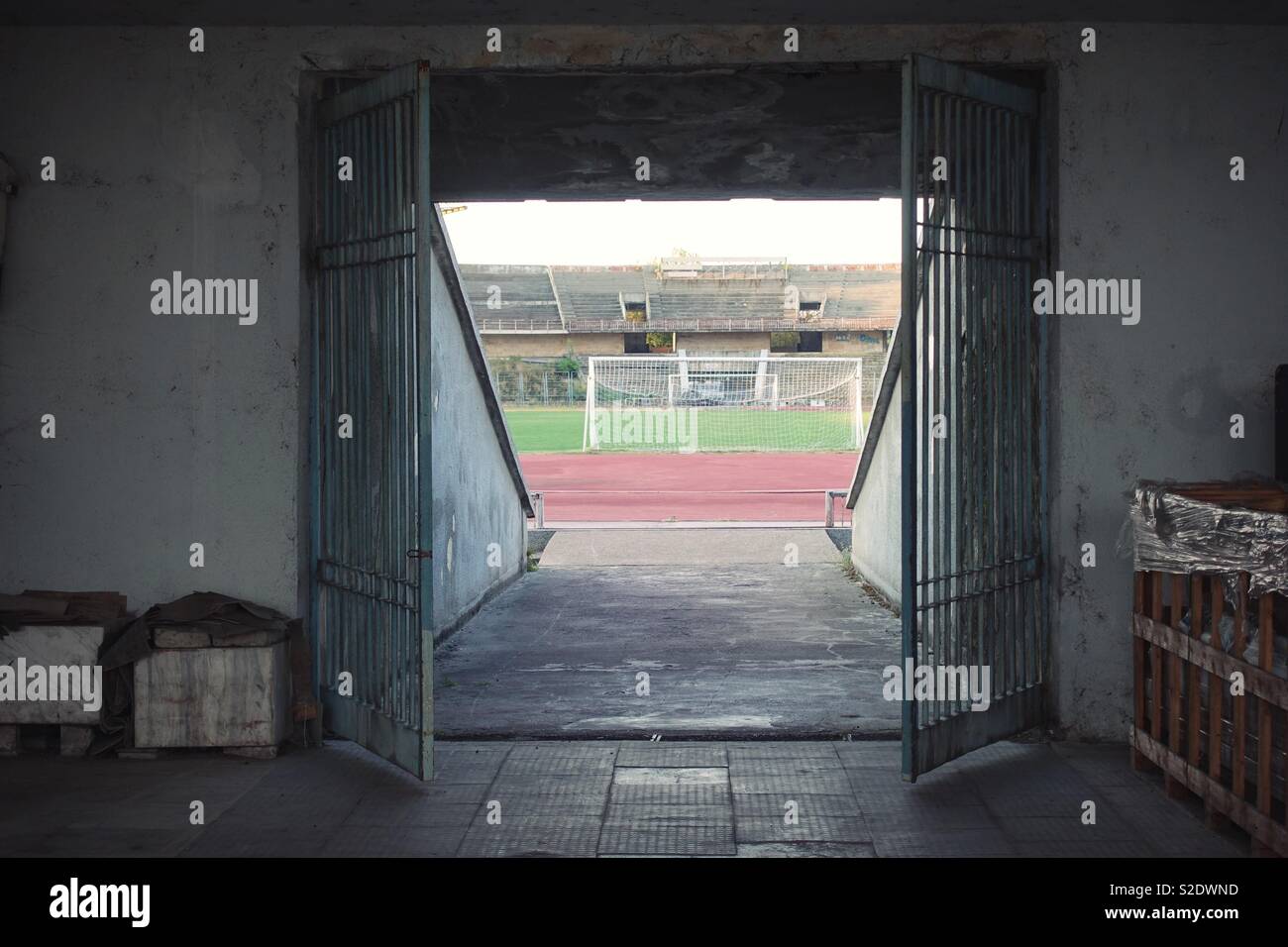 Soccer stadium and athletics stadium hi-res stock photography and ...