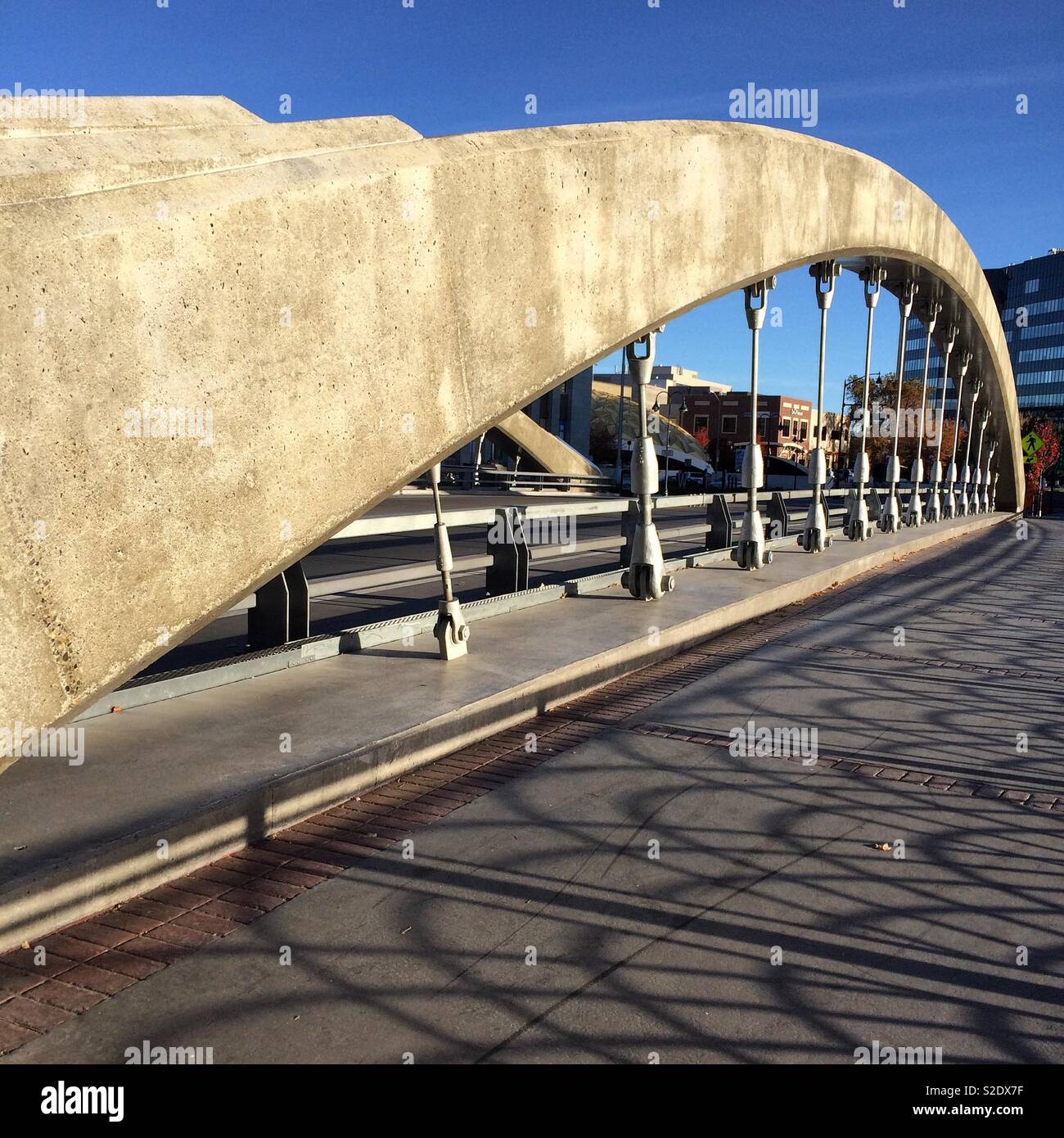 The new Virginia Street Bridge, downtown Reno, Nevada, United States ...