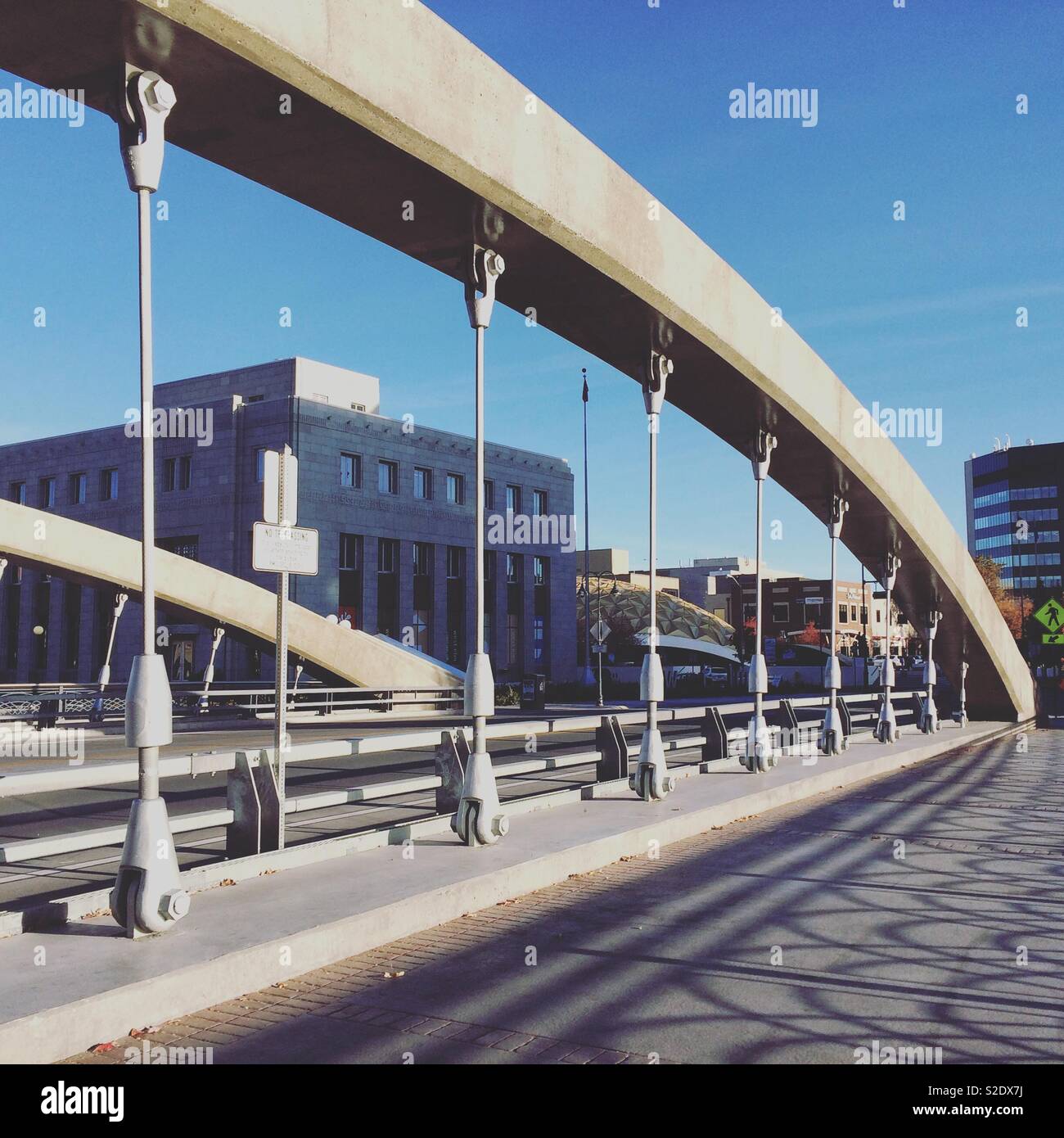 The new Virginia Street Bridge, Downtown Reno, Nevada, United States ...