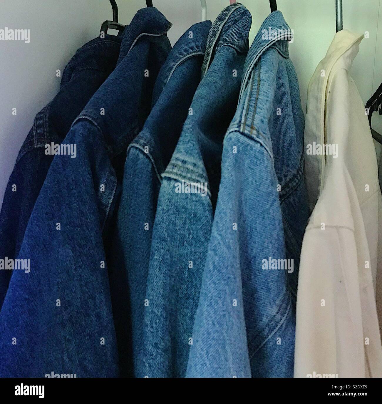 Denim on denim Stock Photo - Alamy