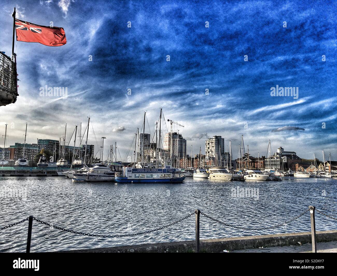 Ipswich waterfront Suffolk England Stock Photo - Alamy