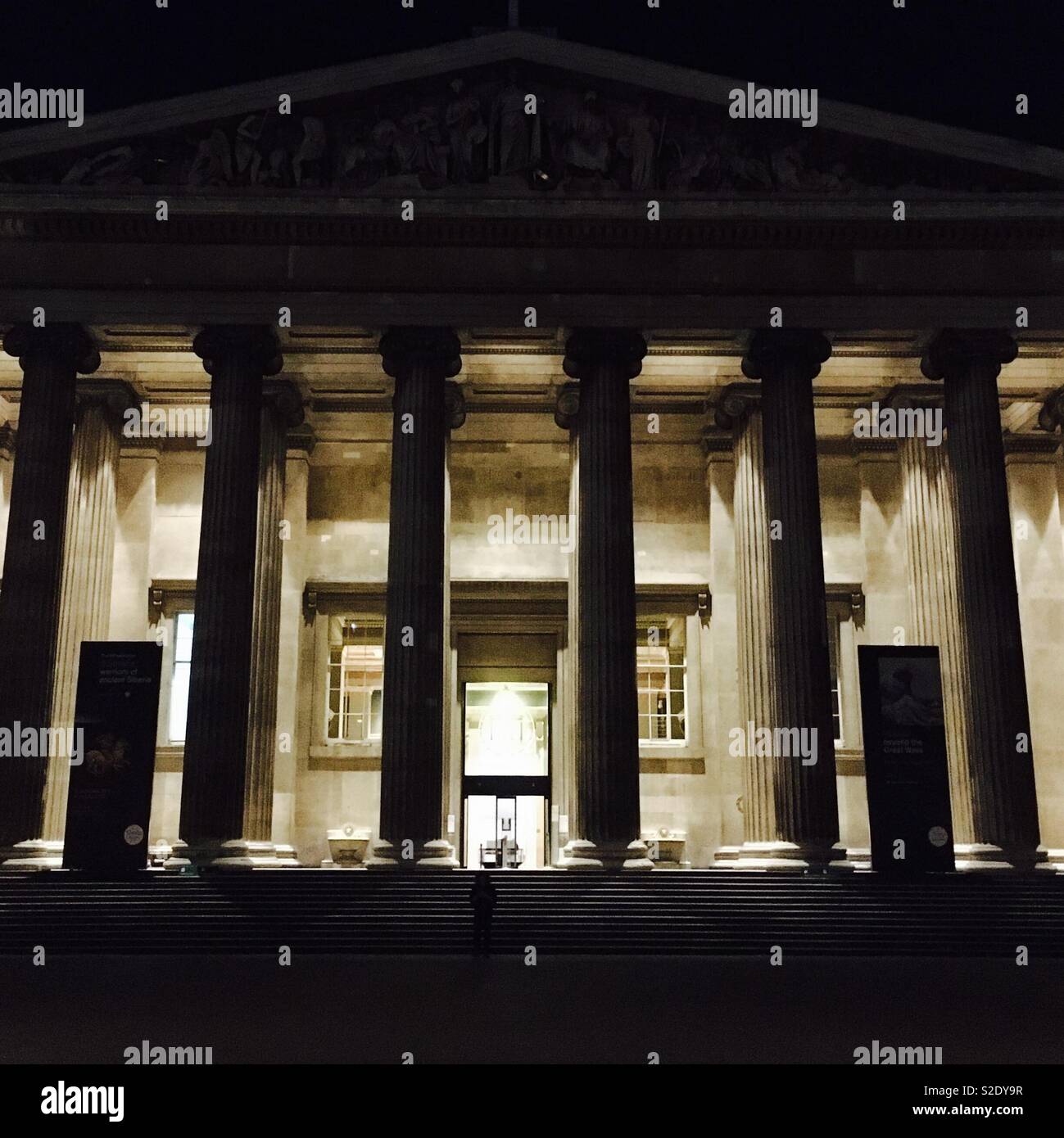 The outside of the British Museum, London, in August 2017 Stock Photo ...
