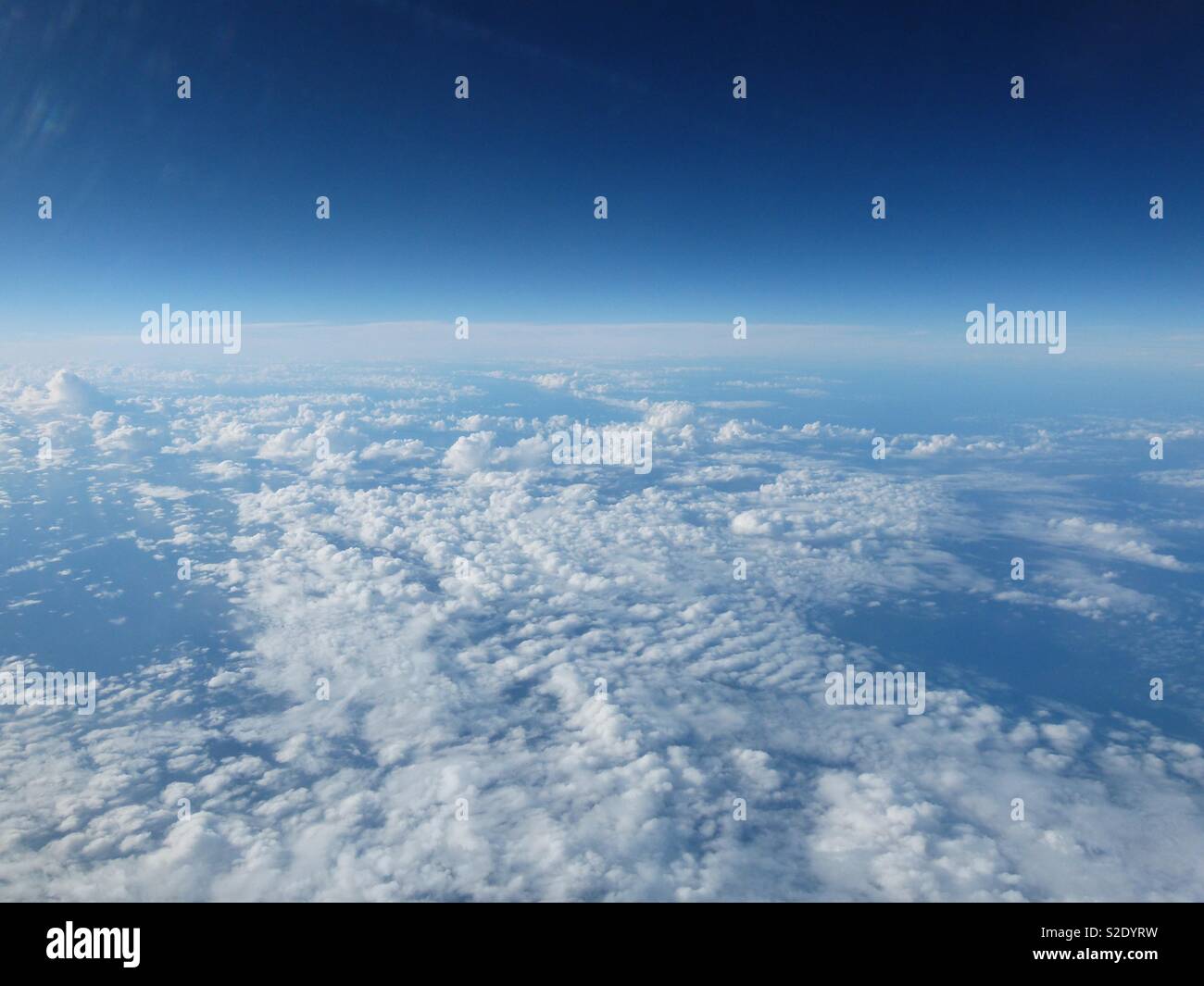 Clouds - view from a plane Stock Photo - Alamy