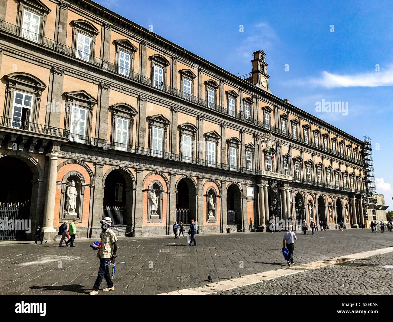 Royal Palace of Naples Stock Photo - Alamy