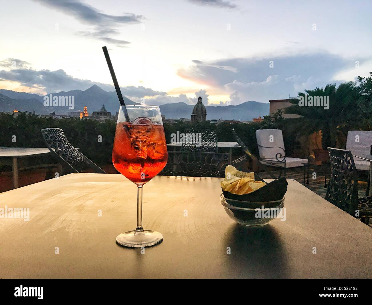 Palermo sunset hi-res stock photography and images - Alamy