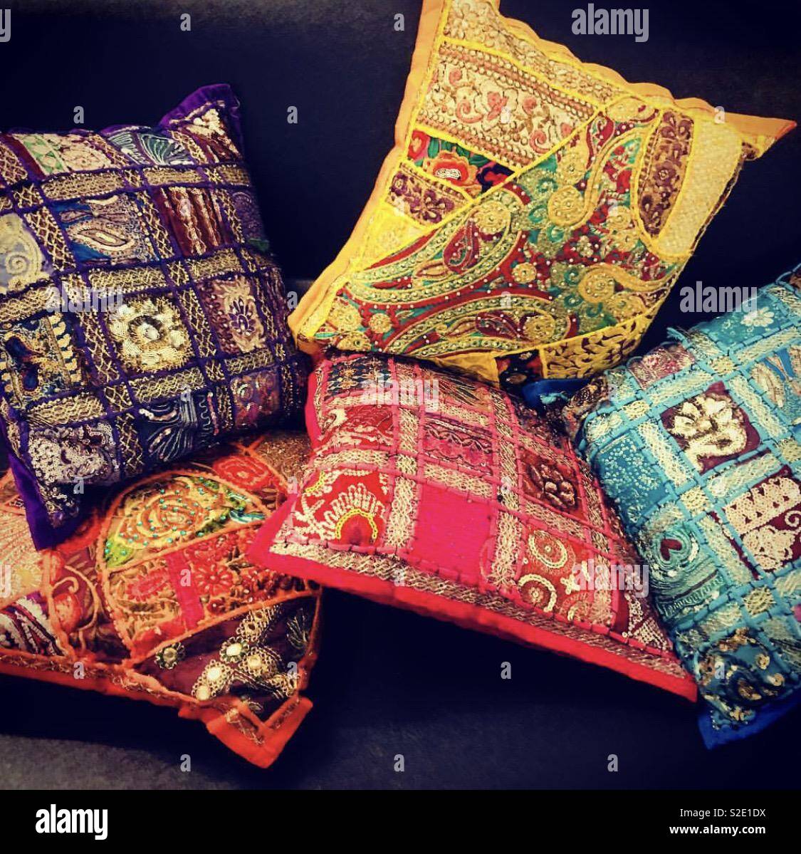 Colourful Cushions High Resolution Stock Photography and Images - Alamy