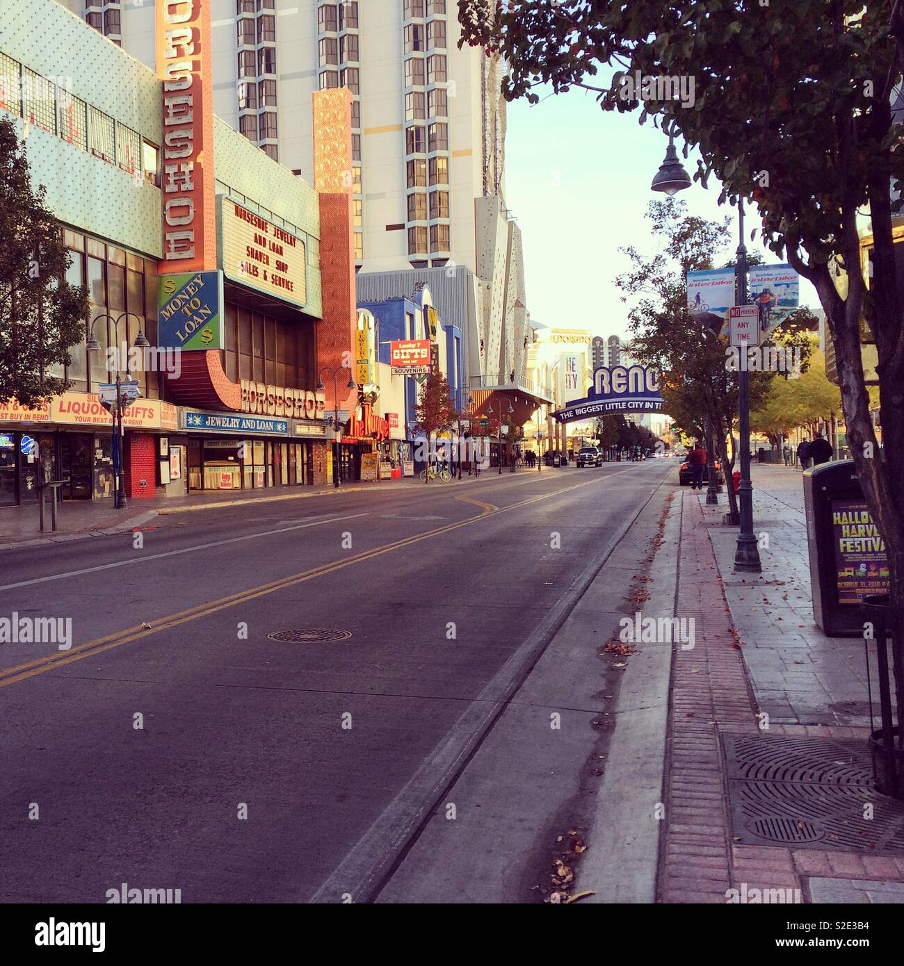 Virginia Street, Downtown Reno, Nevada, United States Stock Photo - Alamy
