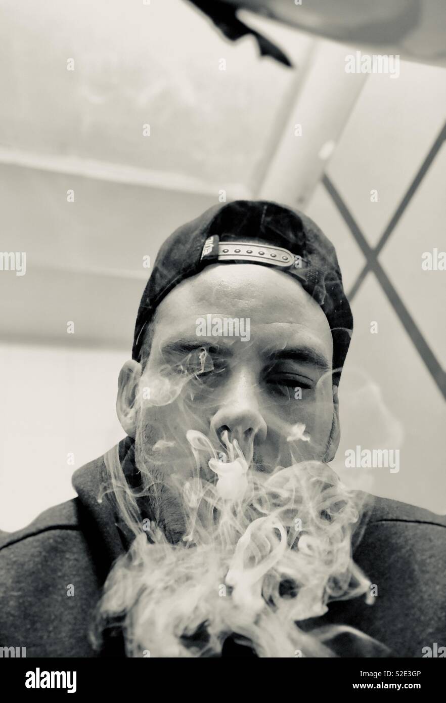 Puff away at hi-res stock photography and images - Alamy