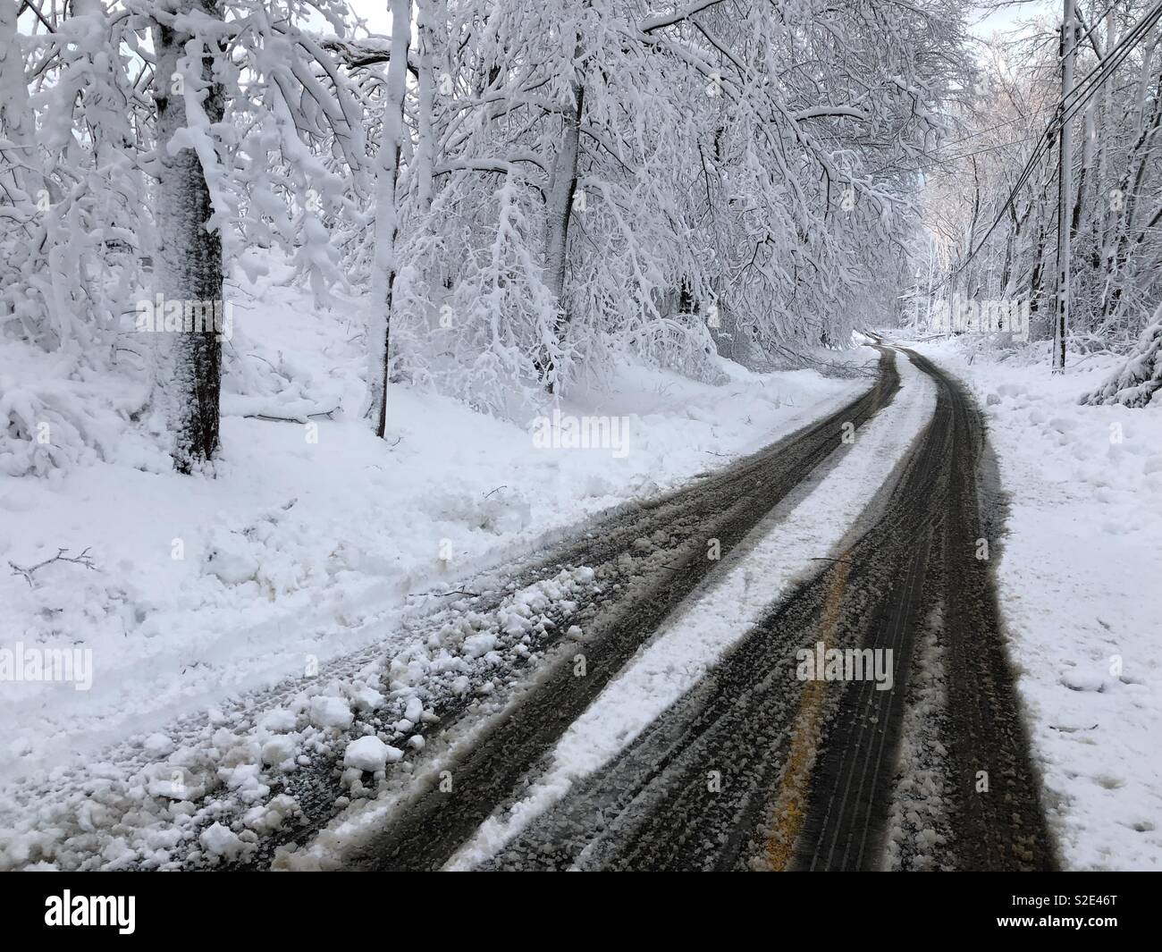 Downed power lines hi-res stock photography and images - Alamy