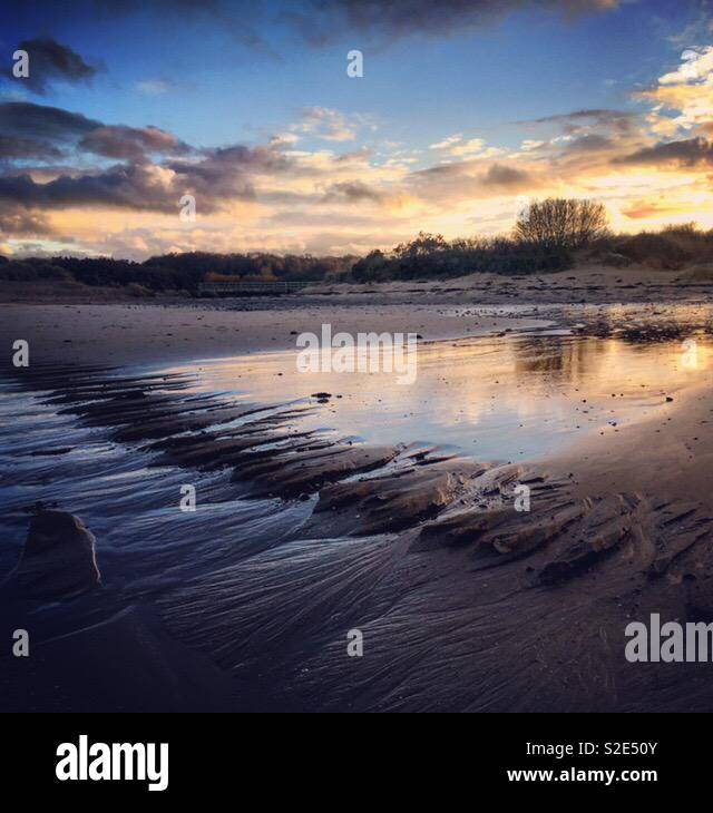 Ocean in Wales Stock Photo - Alamy