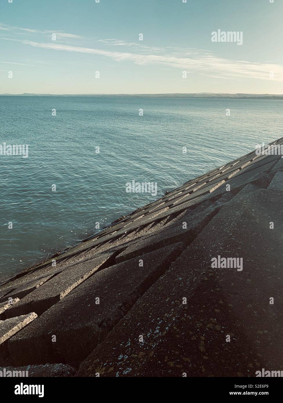 Stone sea defences hi-res stock photography and images - Alamy