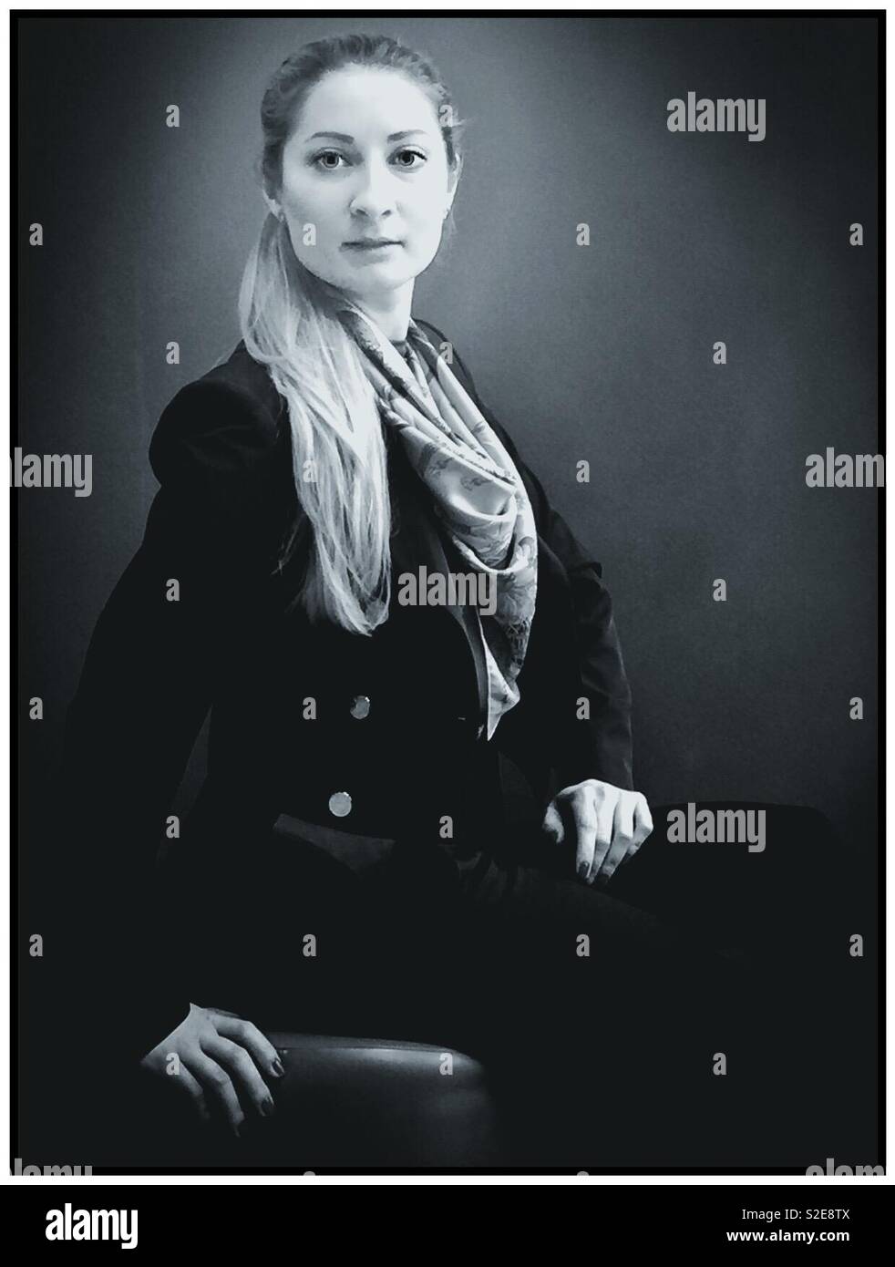 Portrait of a young lady Stock Photo - Alamy