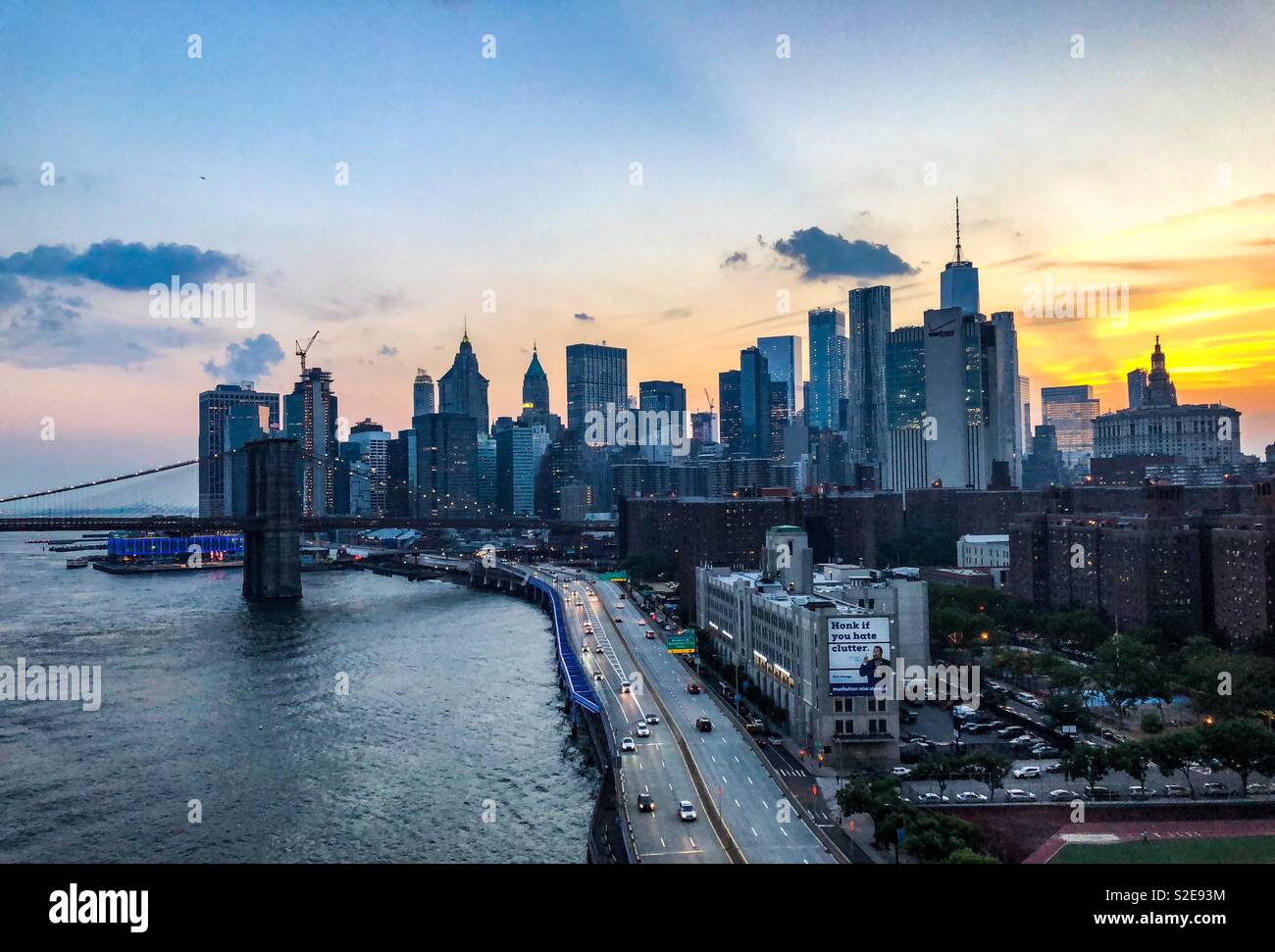Summer sunset manhattan hi-res stock photography and images - Alamy
