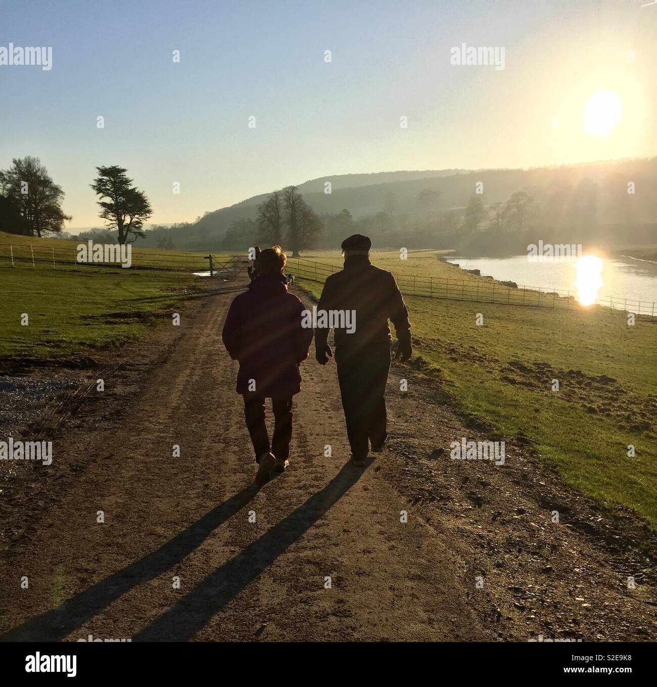 Chatsworth estate river hi-res stock photography and images - Alamy