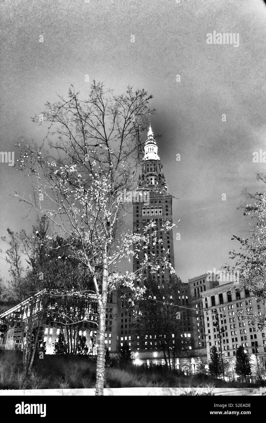 Downtown cleveland winter hi-res stock photography and images - Alamy