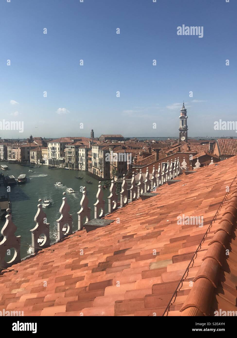 Venetian Rooftop View Stock Photo - Alamy