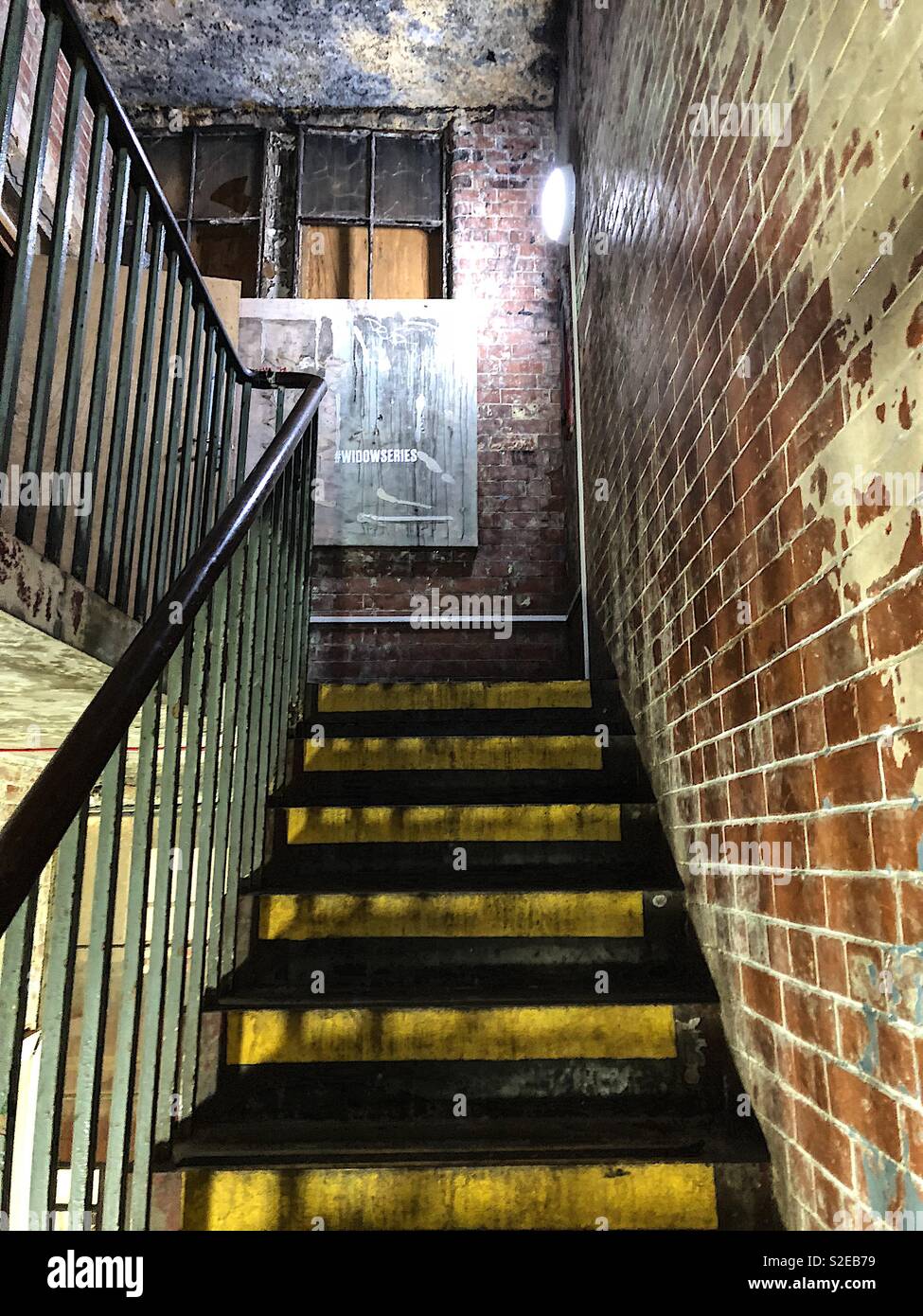 Run down staircase hi-res stock photography and images - Alamy