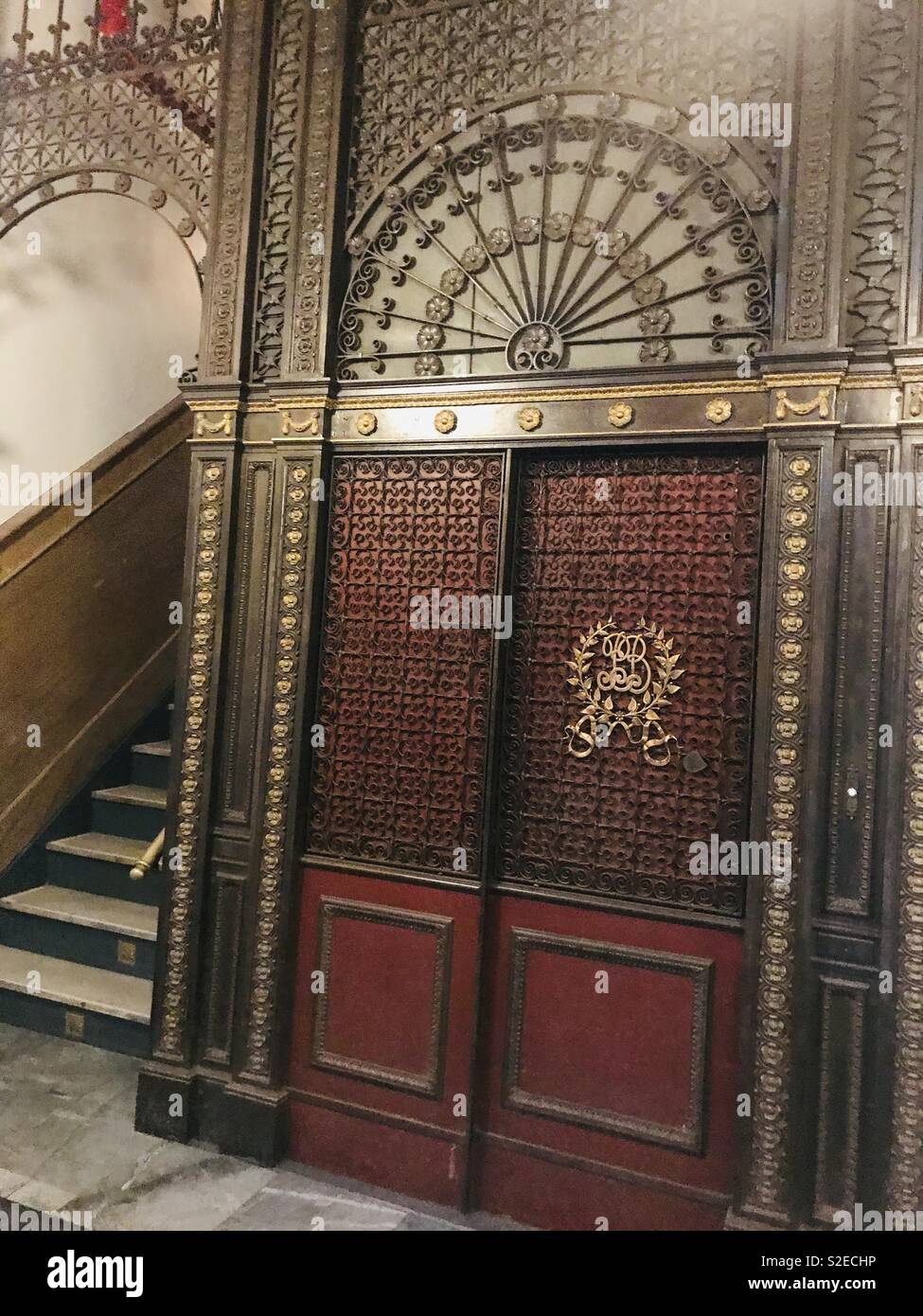 Elevator at the Puck Building in New York City Stock Photo - Alamy