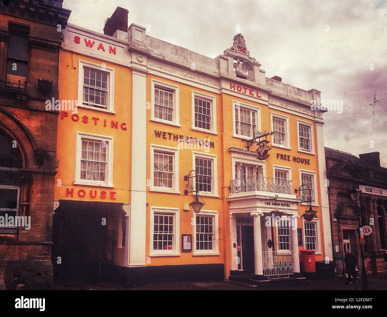 Swan Posting House Stock Photo - Alamy