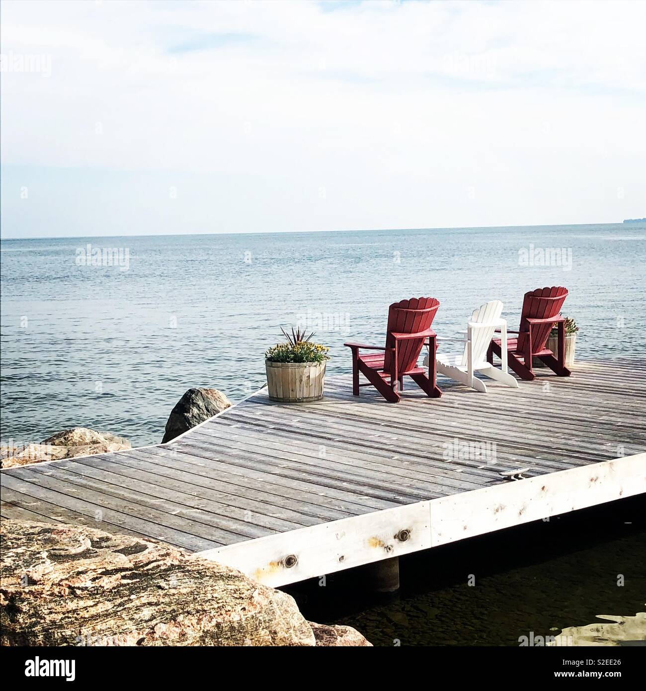 Canadian Cottage Country Stock Photo - Alamy