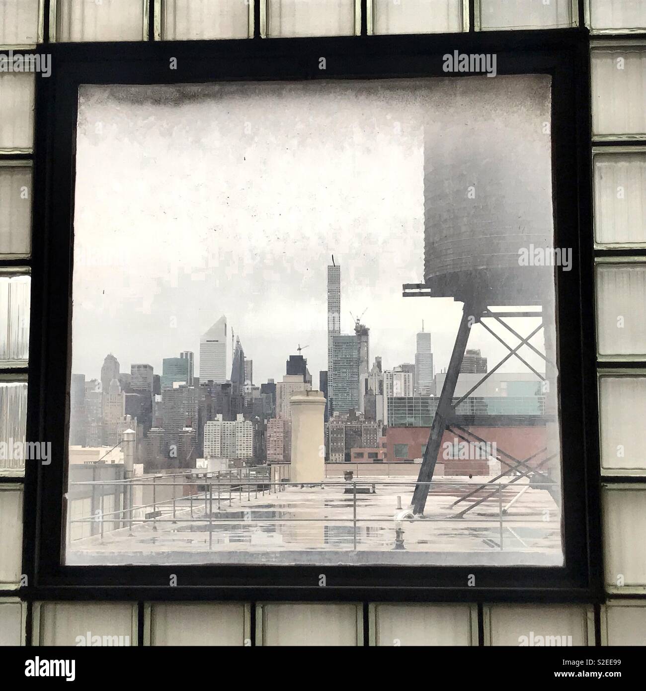 Window with a view of manhattan hi-res stock photography and images - Alamy