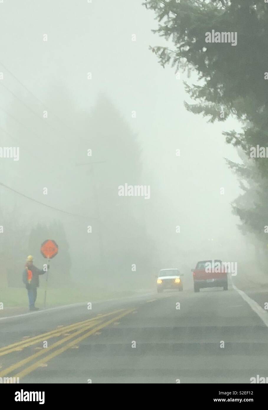 Fog flag hi-res stock photography and images - Alamy