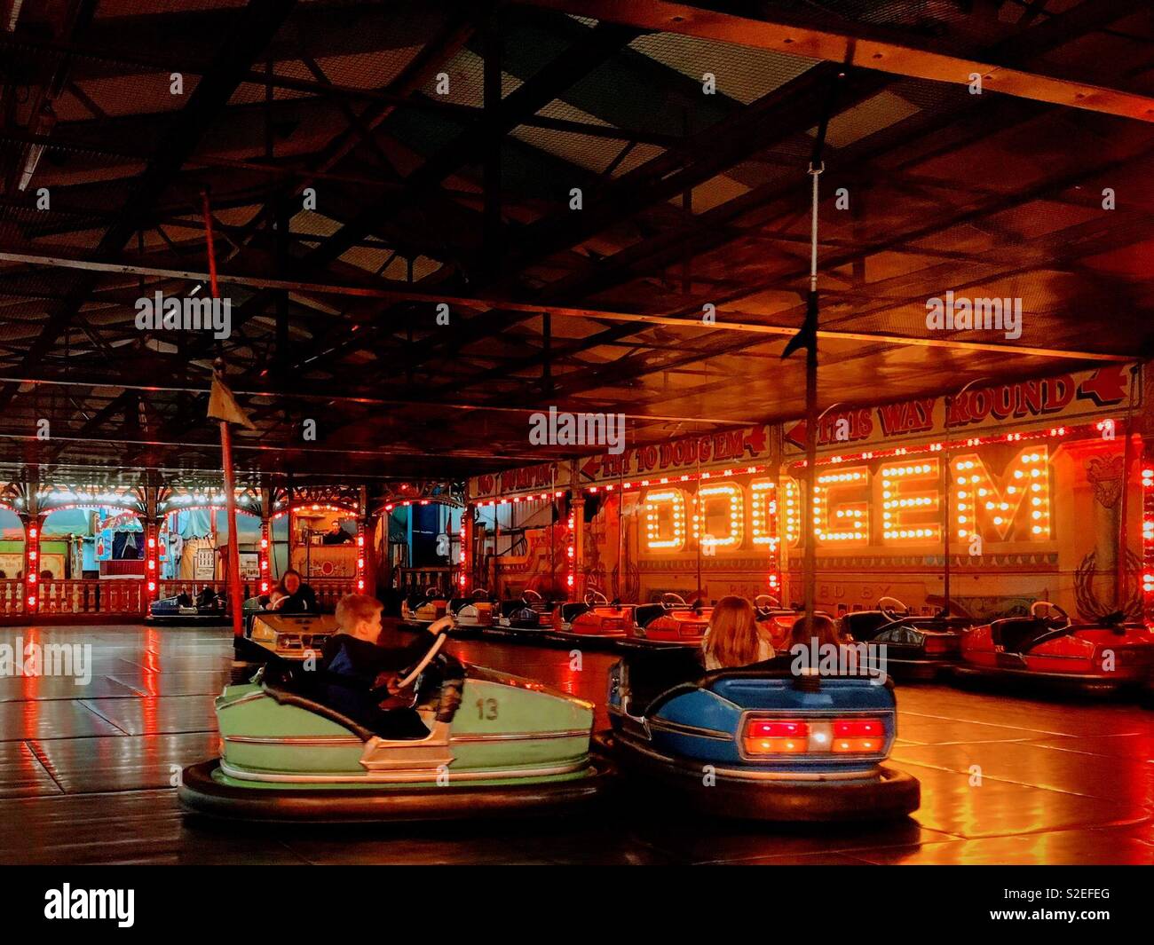 Dodgem bumper car hi-res stock photography and images - Alamy