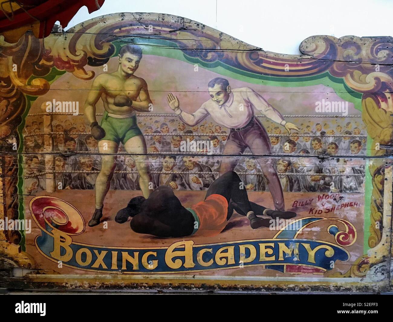 Fairground boxing booth hi-res stock photography and images - Alamy