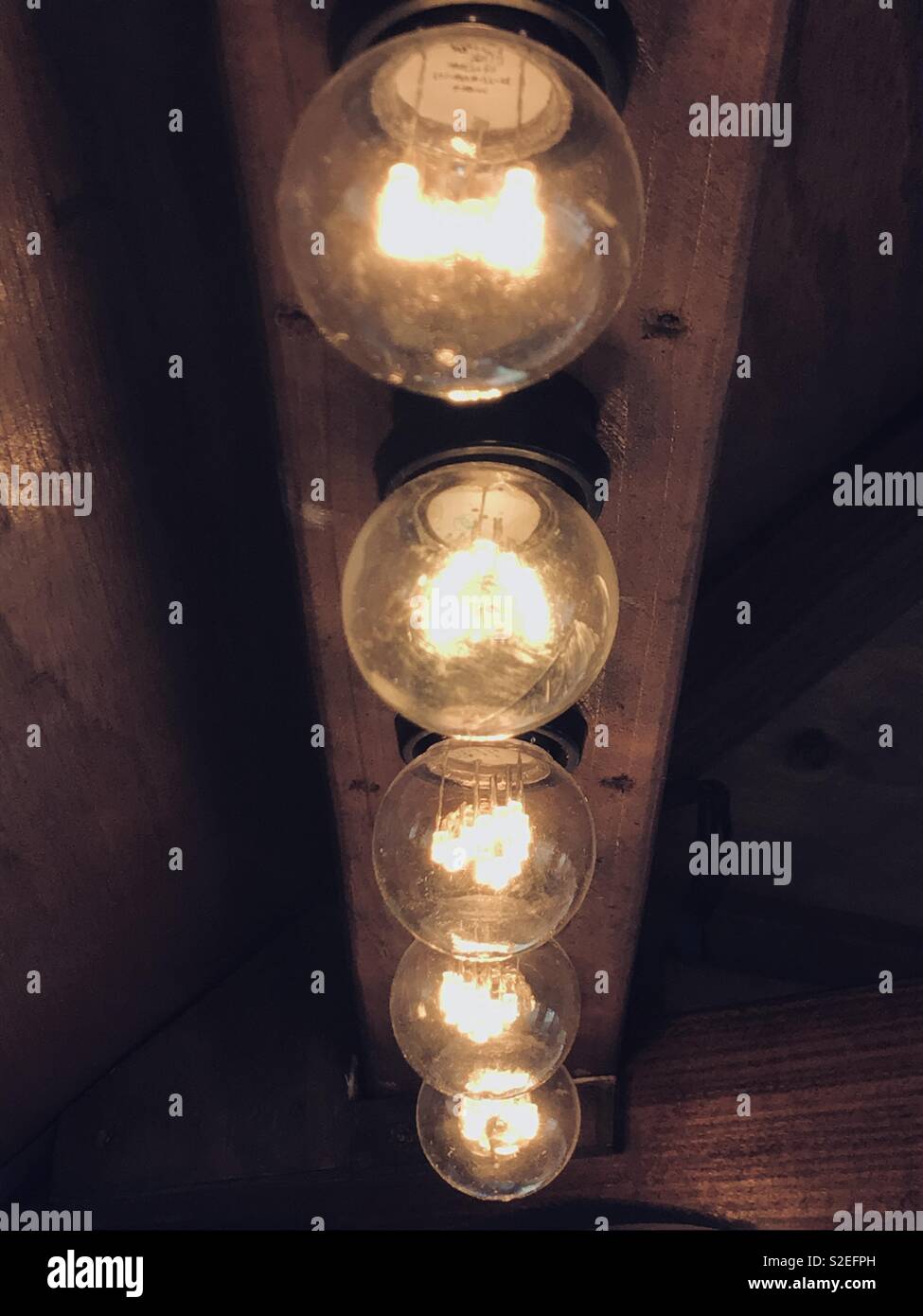 Wooden ceiling lighting hi-res stock photography and images - Alamy