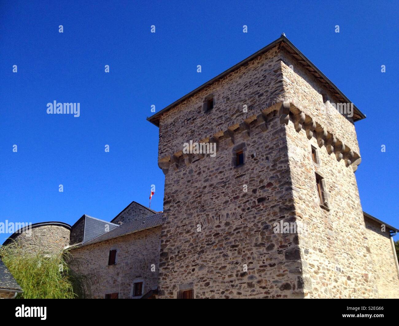 Tower of the old Castel, Nages, Tarn, Occitanie France Stock Photo - Alamy