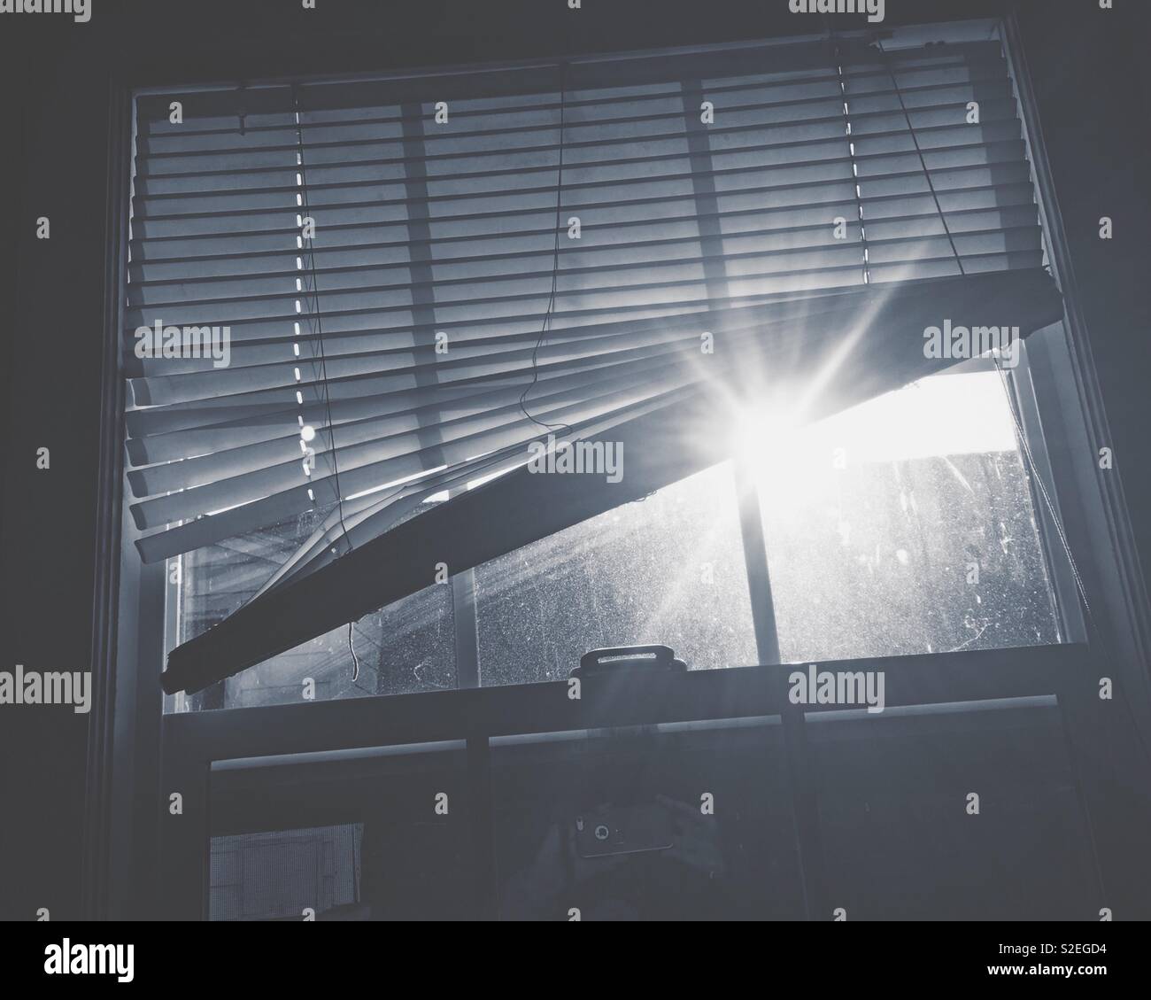 Blue curtain beyond hi-res stock photography and images - Alamy