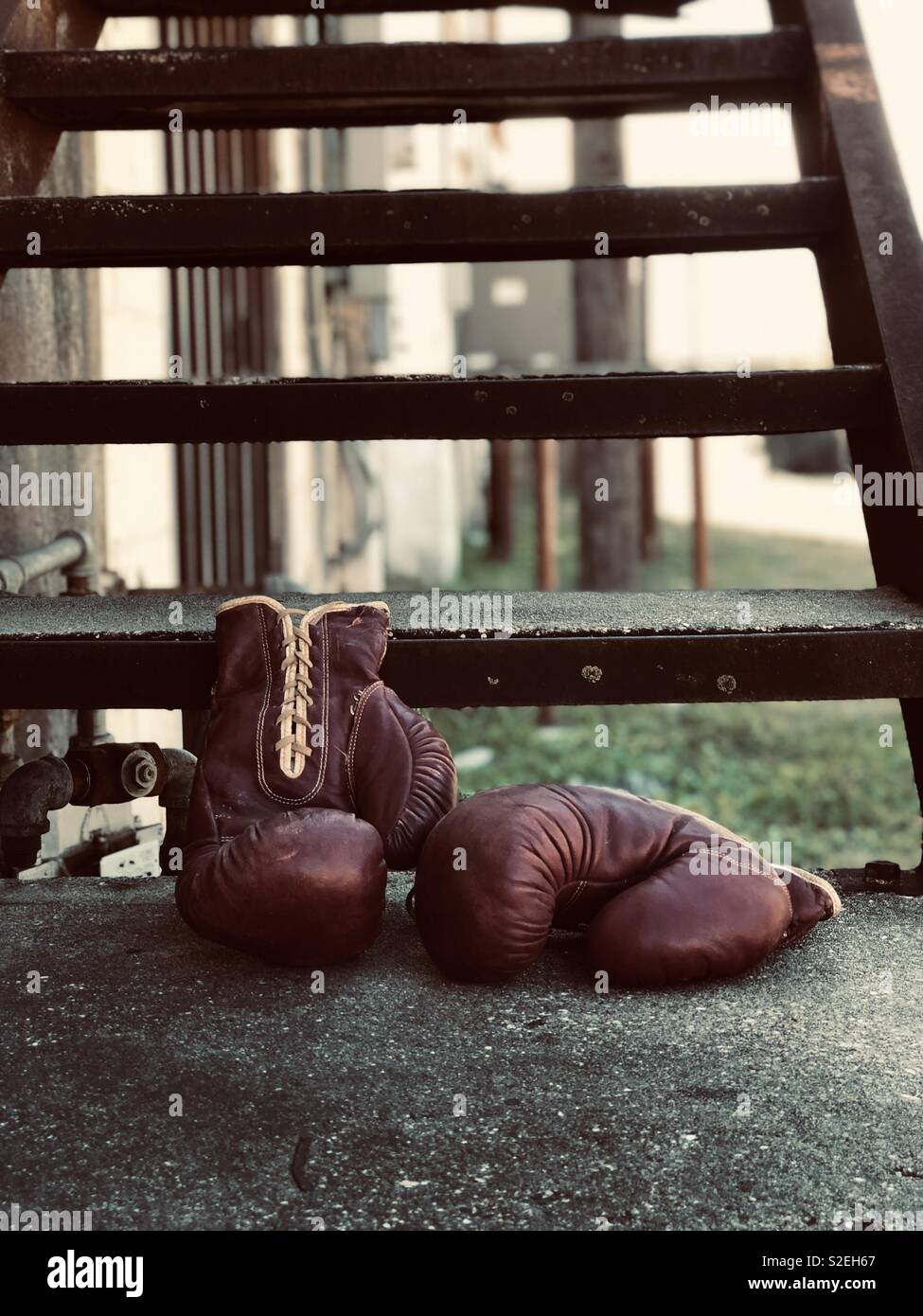 Gym stairs hi-res stock photography and images - Alamy