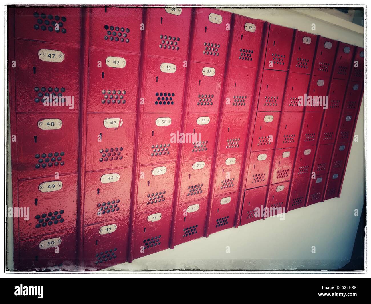 Red post boxes Stock Photo - Alamy