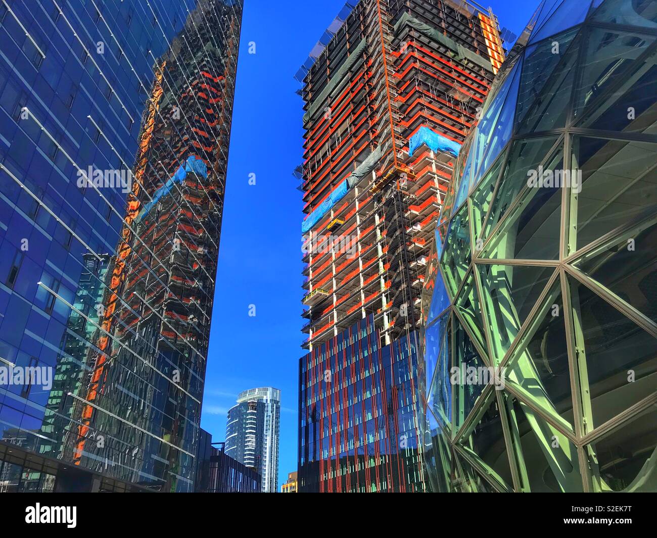 Amazon buildings in Seattle Washington Stock Photo - Alamy