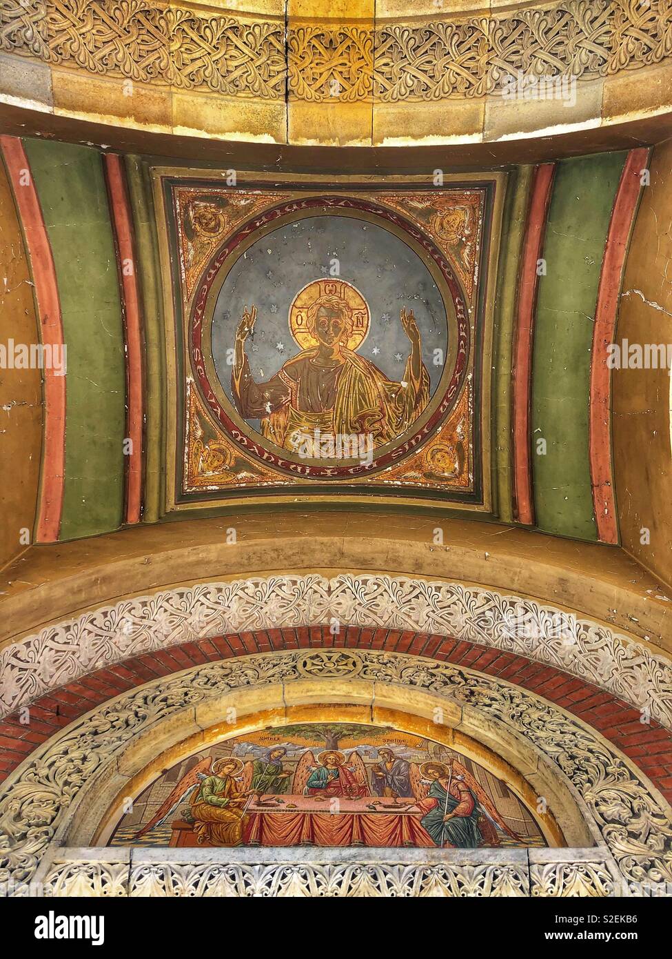 Old church ceiling Stock Photo - Alamy