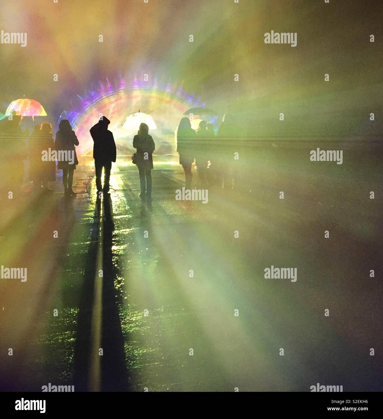 Rainbow art installation hi-res stock photography and images - Alamy