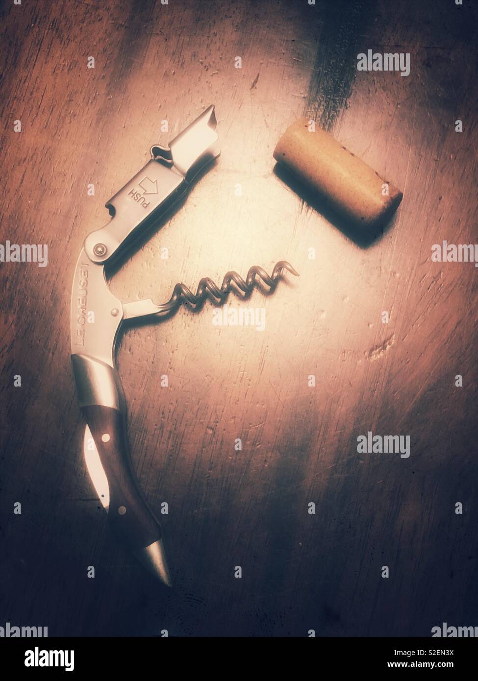 Wine key portrait Stock Photo - Alamy