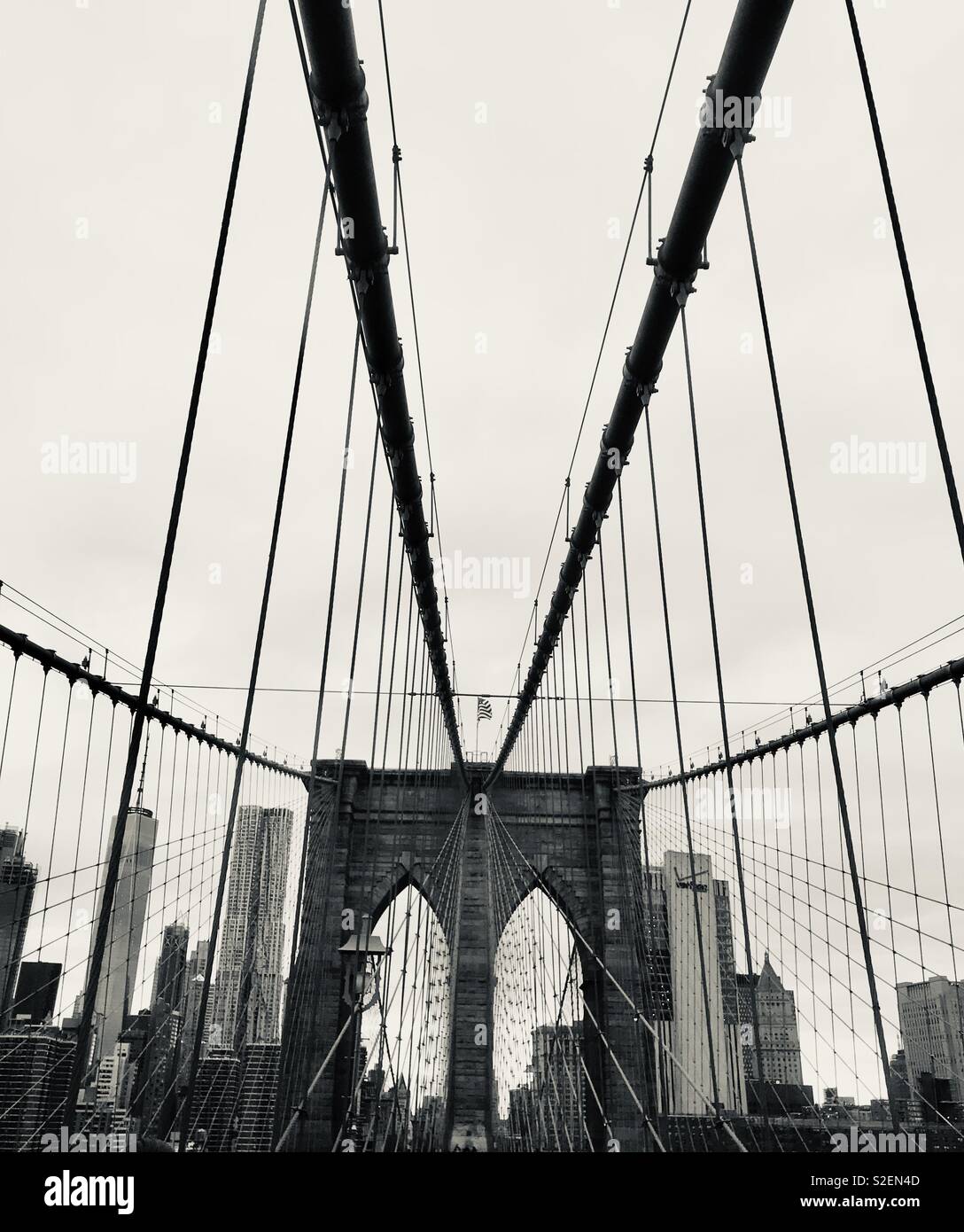 Cable view of bridge hi-res stock photography and images - Alamy