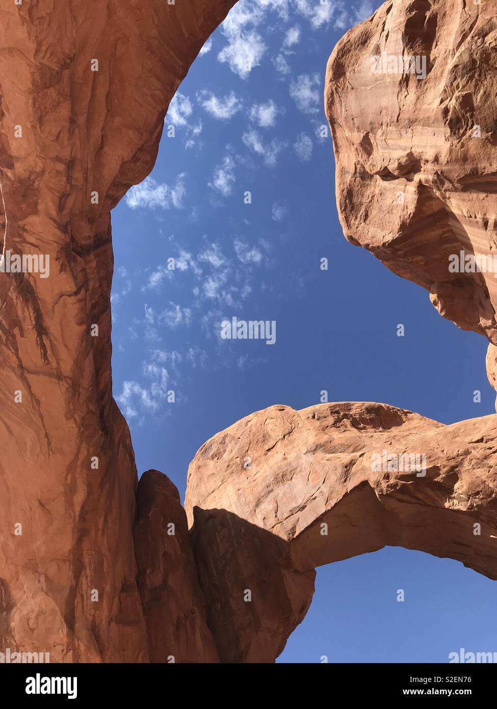 Arches looking up Stock Photo - Alamy