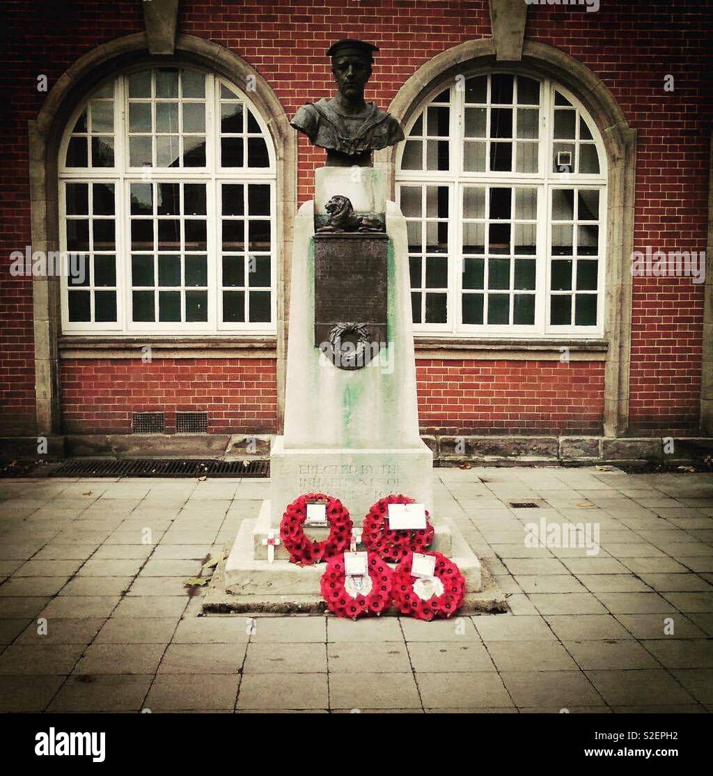 Sea Cadets memorial in Walsall Stock Photo - Alamy