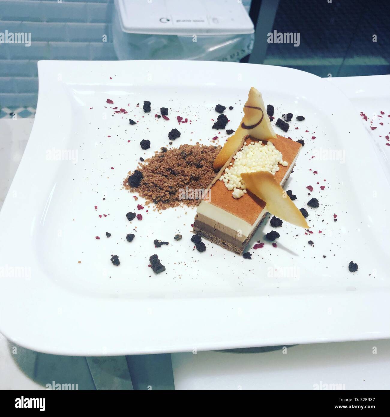 Trio Cake dressed to presentation Stock Photo - Alamy