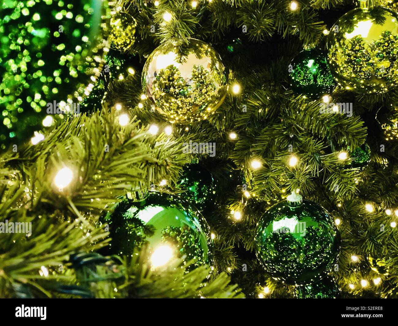 Sparkling christmas frame christmas tree hi-res stock photography and ...