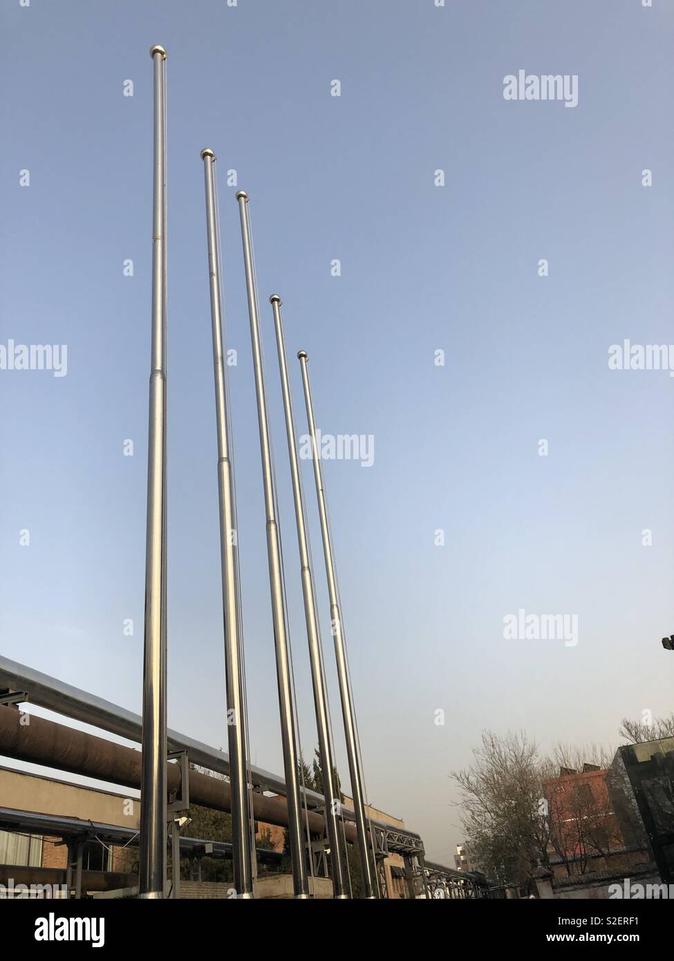 Straight poles hi-res stock photography and images - Alamy