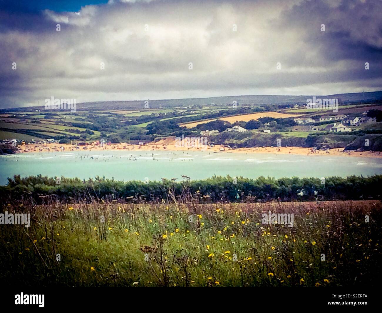 Harlyn bay cornwall hi-res stock photography and images - Alamy