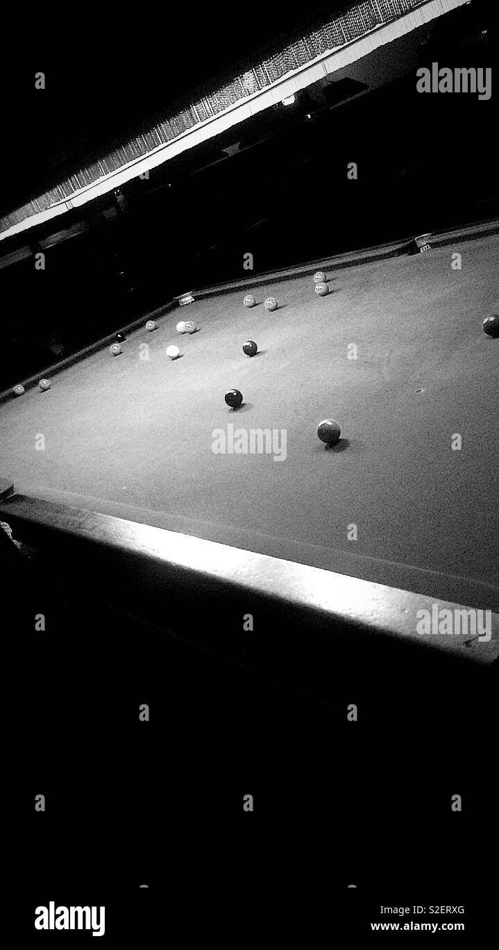 Snooker Black and White Stock Photos & Images - Alamy