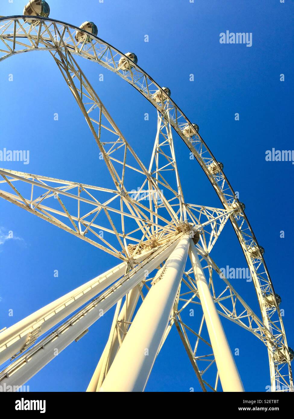Observation Wheel in Melbourne Stock Photo - Alamy