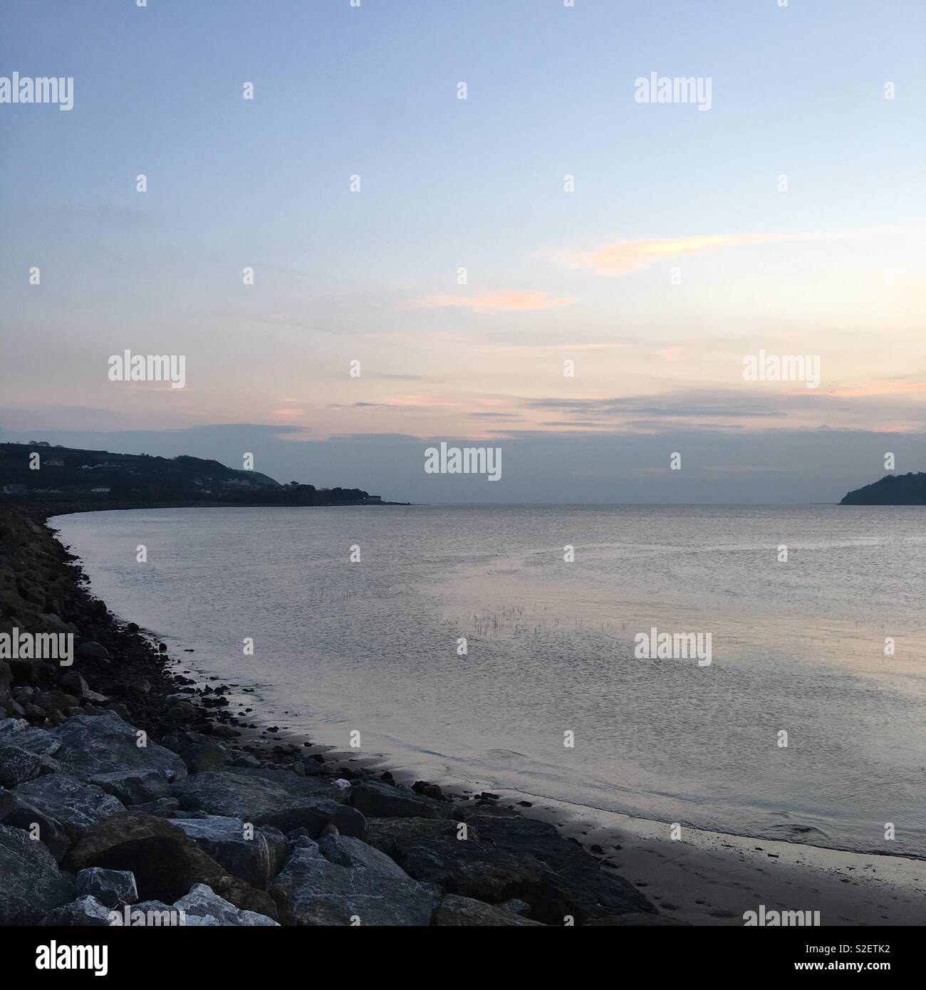 Sunset in Wales Stock Photo - Alamy