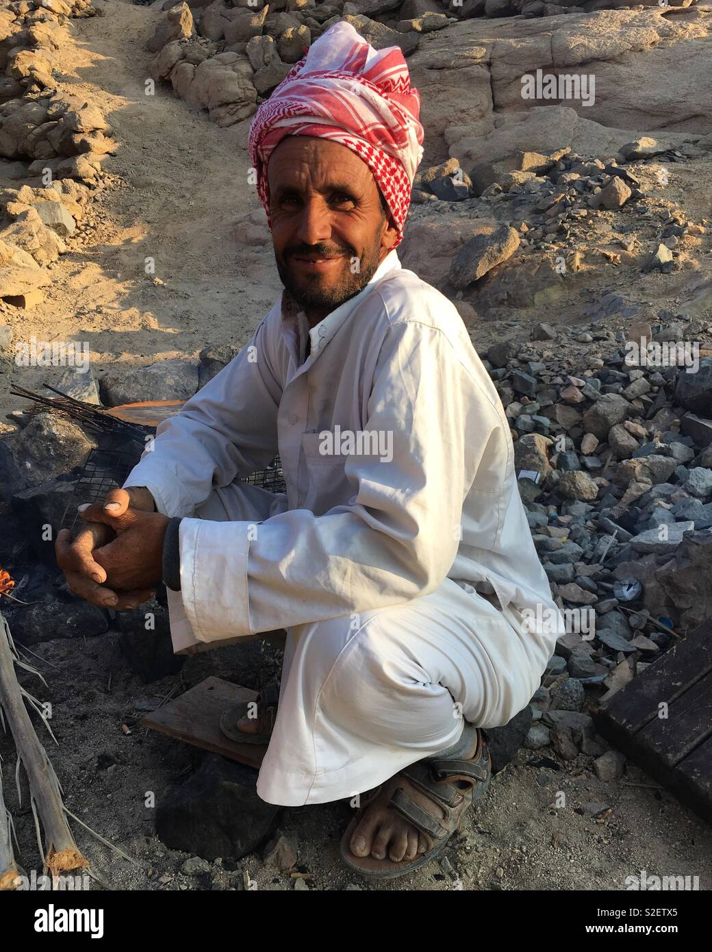 Bedouin man in the Red Sea Mountains, Egypt Stock Photo - Alamy