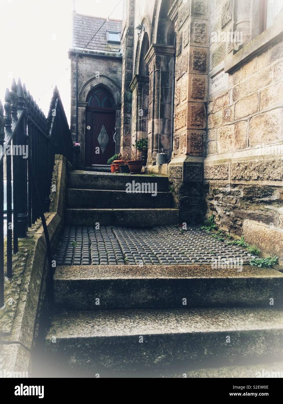 Bricks steps hi-res stock photography and images - Alamy