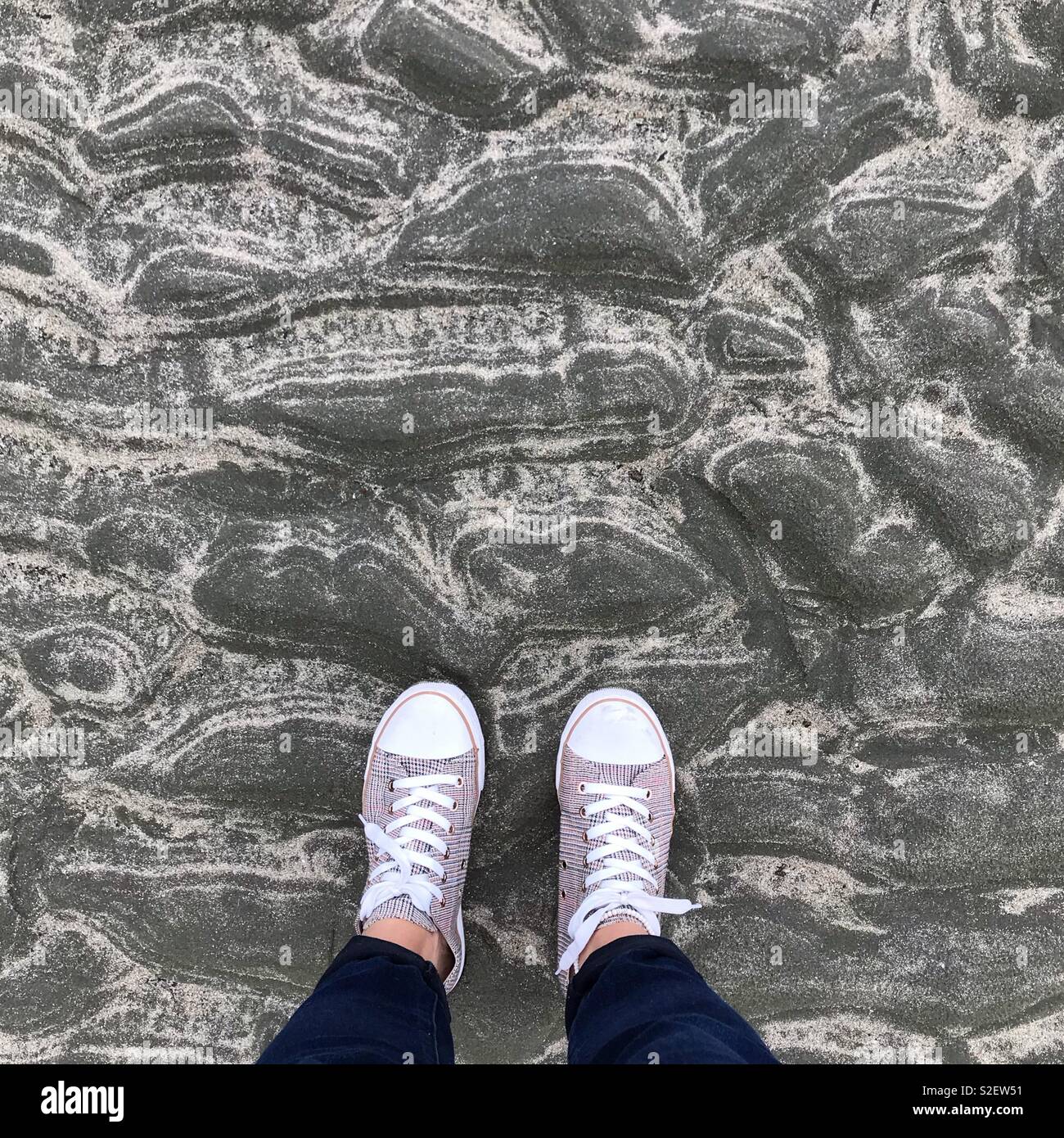Textured feet hi-res stock photography and images - Alamy